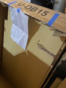 Shipping Damage Kitchen Cabinets And How To Fix This