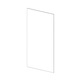 Sage Green Shaker 12x30 Wall End Panel