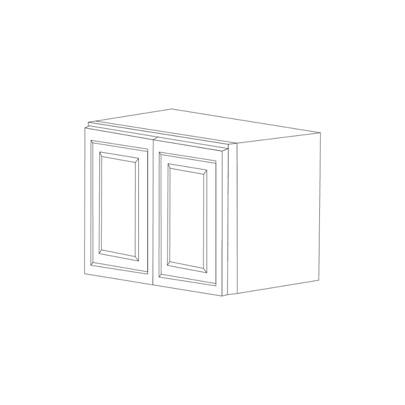 Malibu Dove White 36x24x12 Wall Cabinet Pre Assembled
